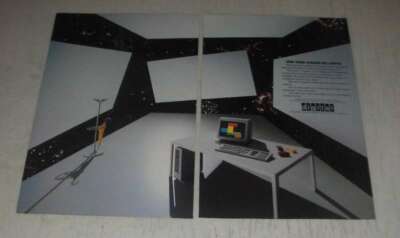 1985 Digital Equipment Corporation DEC Computers Ad - One desk knows no ...