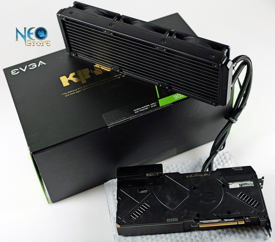 EVGA GeForce RTX 3090 KINGPIN HYBRID 24GB GDDR6X Graphic Card 24G-P5 ...