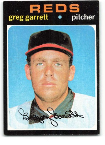 1971 Topps #377 Greg Garrett EX/NM Reds ID:320447 | eBay