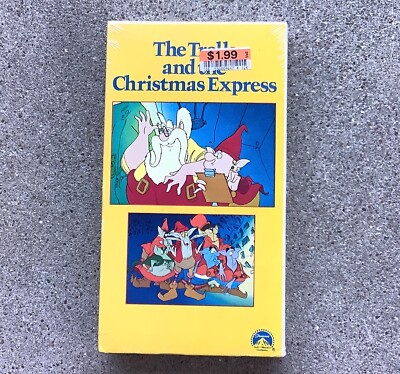 The Trolls and the Christmas Express VHS New Sealed Watermarks Animated ...