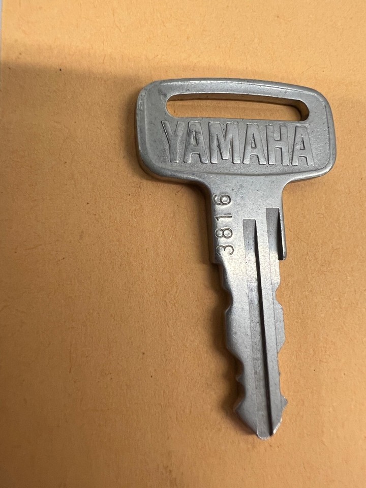 NOS YAMAHA MOTORCYCLE KEY GENUINE JAPAN ORIGINAL OEM PRE CUT # 3816 | eBay