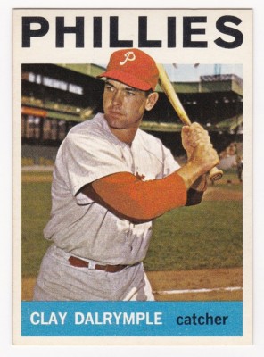 CLAY DALRYMPLE 1964 Topps Baseball # 191 Philadelphia Phillies NM - MT ...