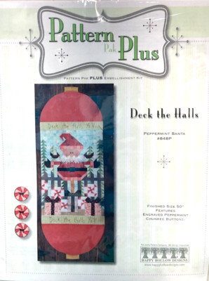 HAPPY HOLLOW DESIGNS PATTERN PAK PLUS #848P - DECK THE HALLS ...