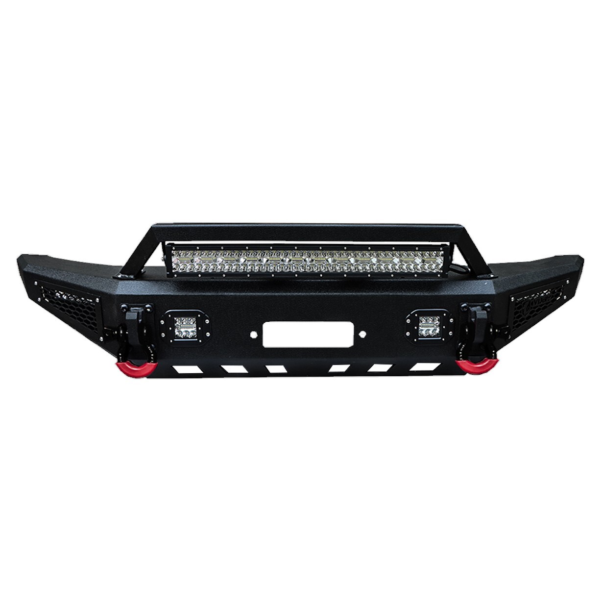 Vijay Fit 2007-2014 1st Gen FJ Cruiser Steel Front Bumper with LED ...