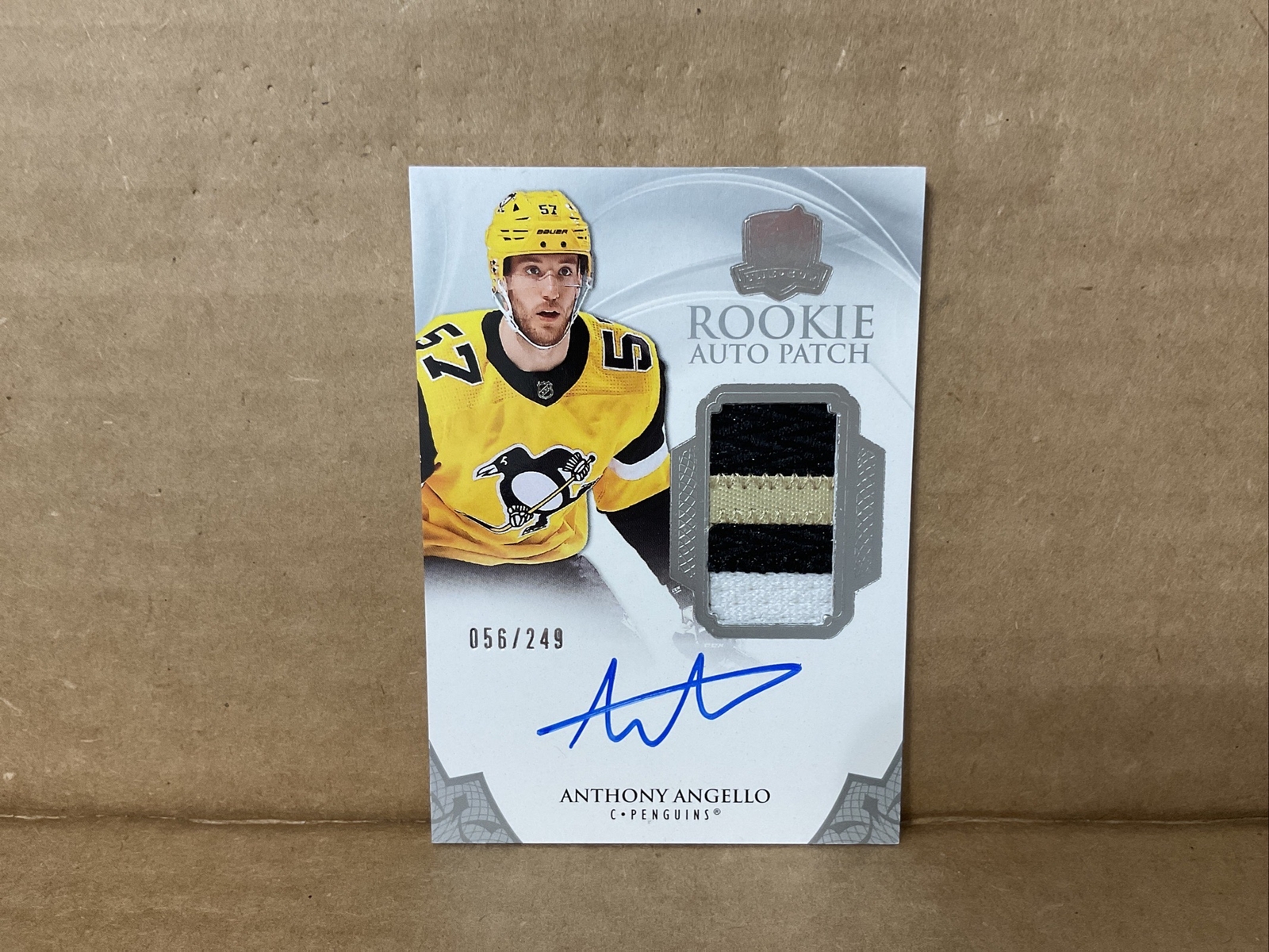 2020-21 The Cup Autographs #133 Anthony Angello Patch Auto 249 RC | eBay