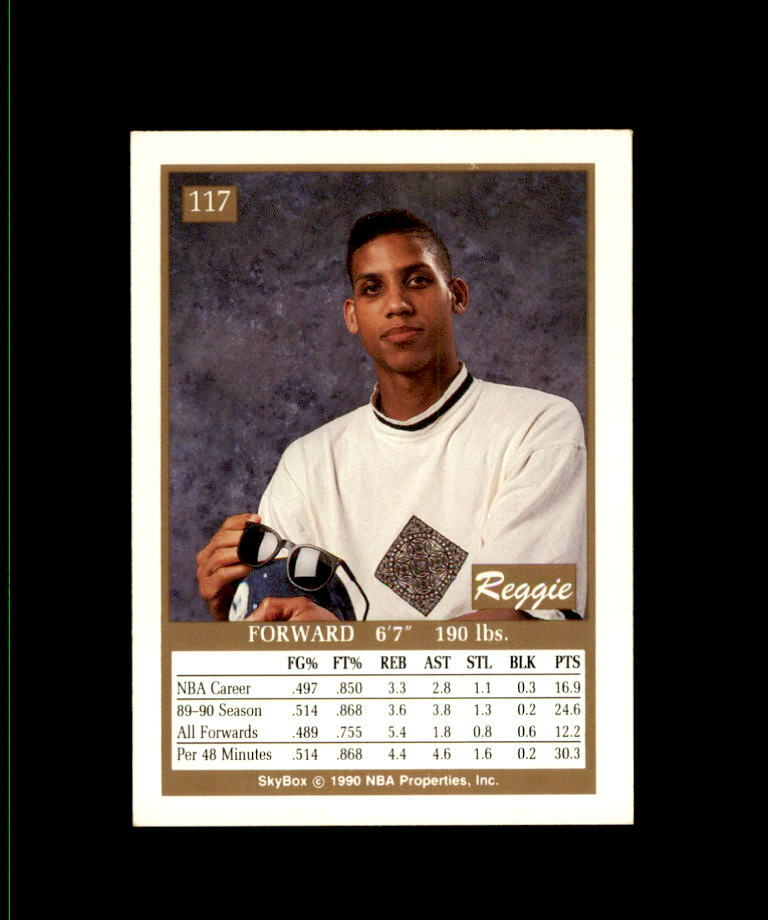 REGGIE MILLER INDIANA PACERS SKYBOX BASKETBALL CARD 1990-91 #117 | eBay