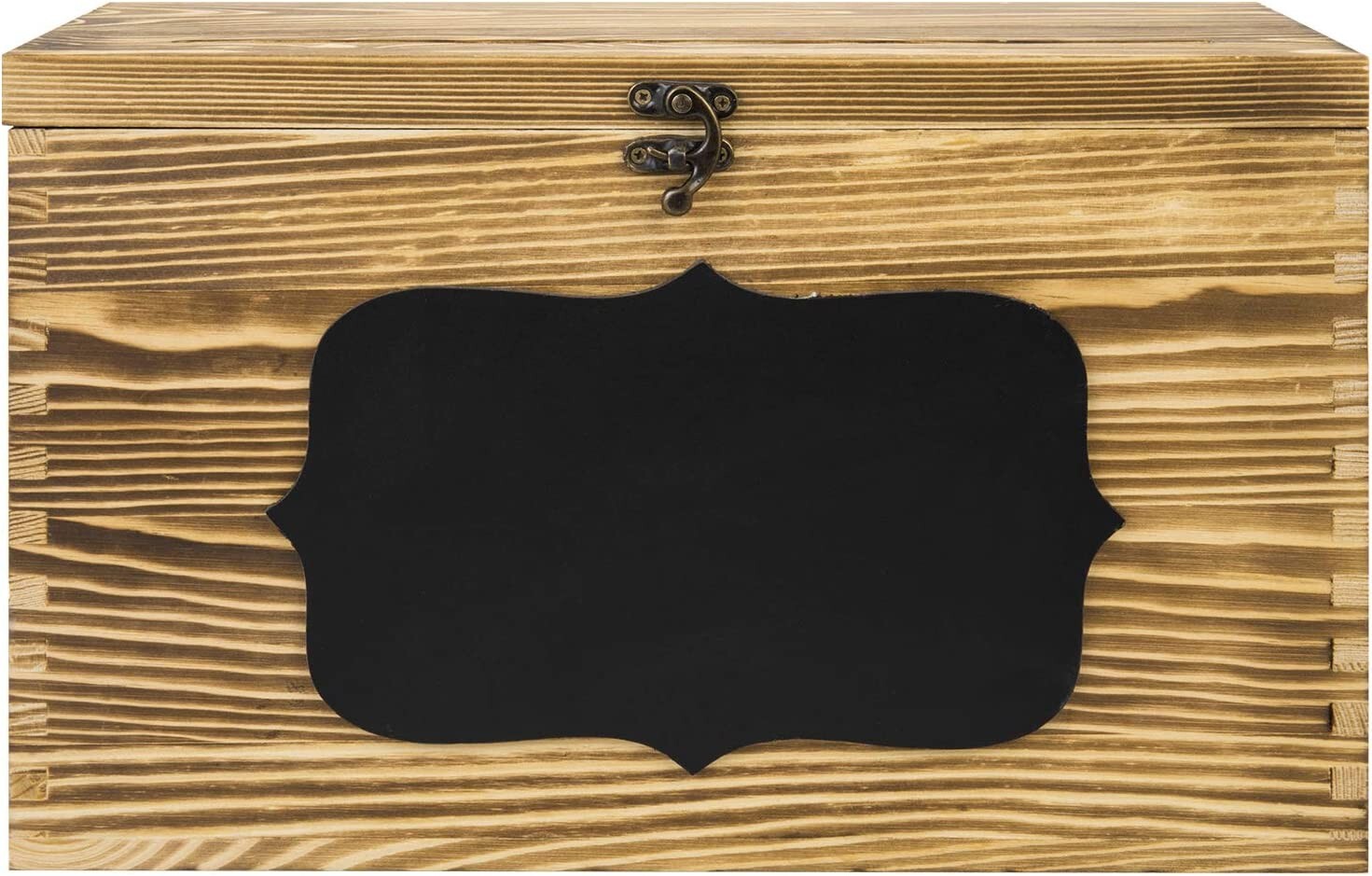 Wedding/Party Cards Post Box Burnt Brown Wood Rustic Decoration w ...