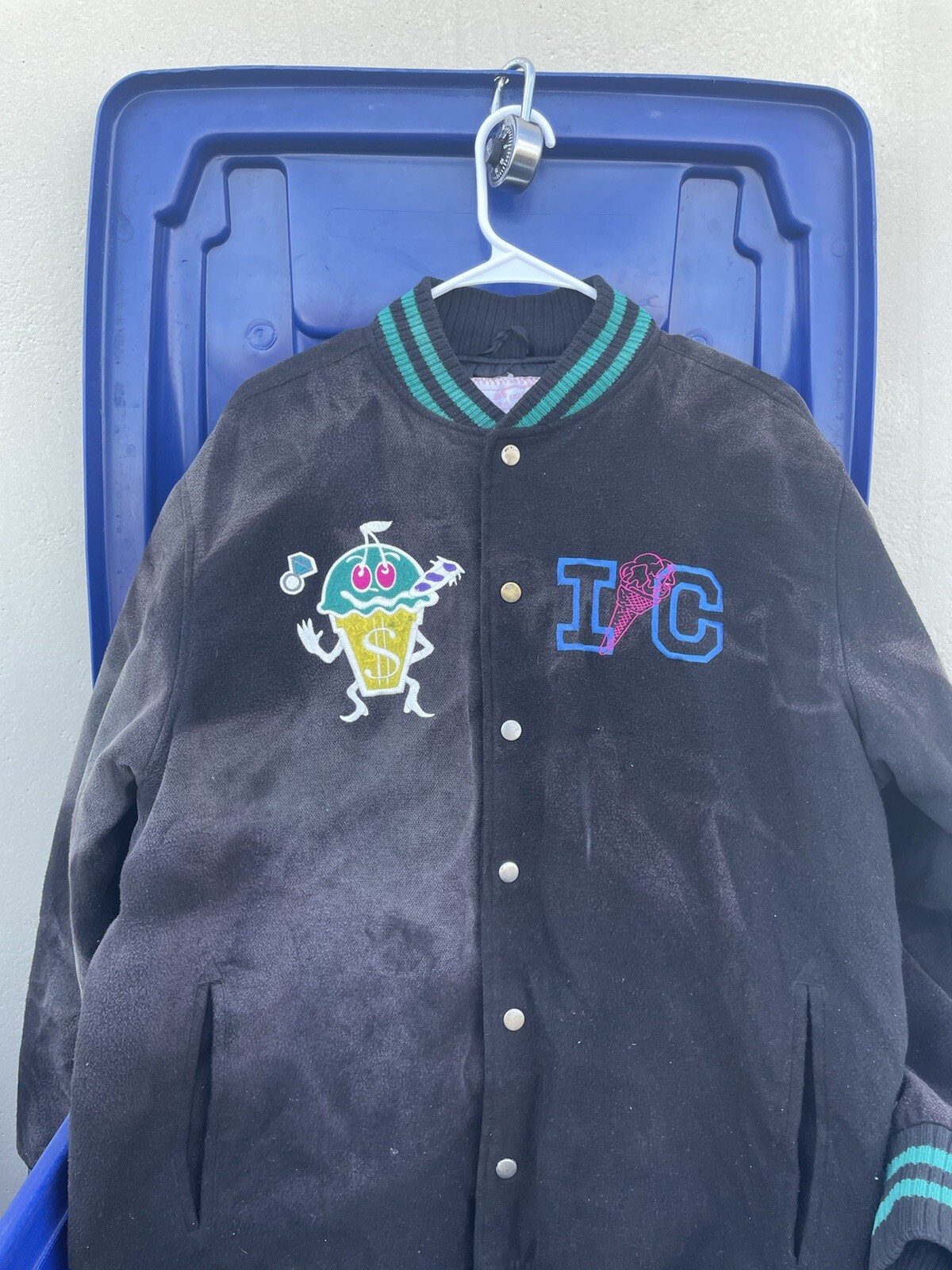 Billionaire Boys Club Ice Cream Varsity Bomber Jacket - Gem