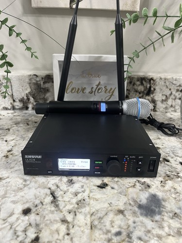 Shure ULXD4 G50 Digital Receiver 470-534Mhz With Shure Beta 87A ULXD2 ...