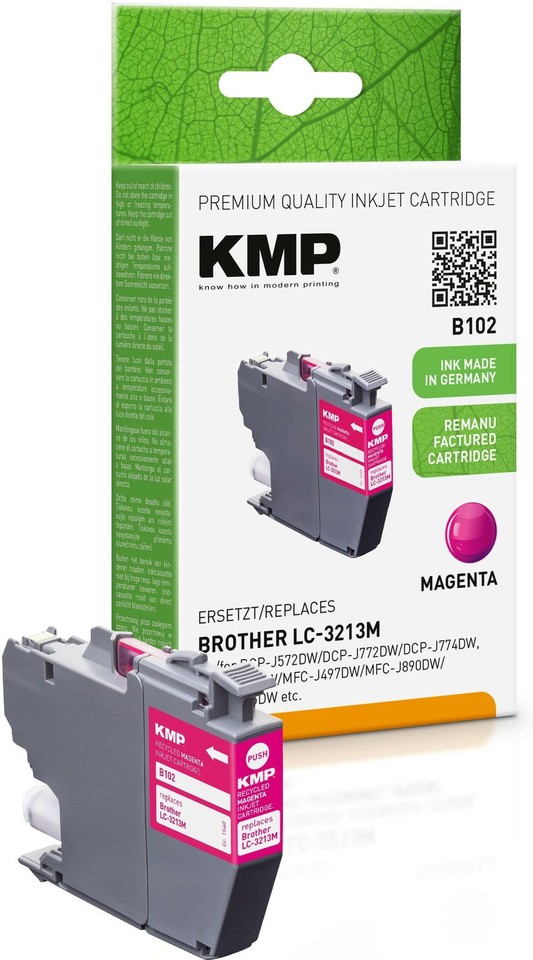KMP Ink B102 Magenta Replaces Brother LC-3213M | eBay