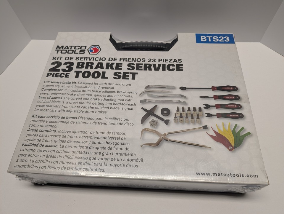 Matco Tools 23 Piece Brake Caliper Service Tool Set BTS23, NEW 210892 ...