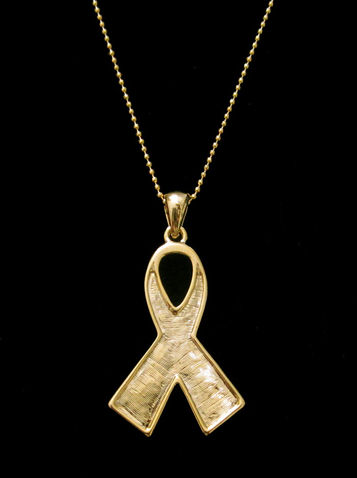 PURPLE RIBBON BOW HONORS CAREGIVERS PANCREATIC CANCER AWARENESS PENDANT ...