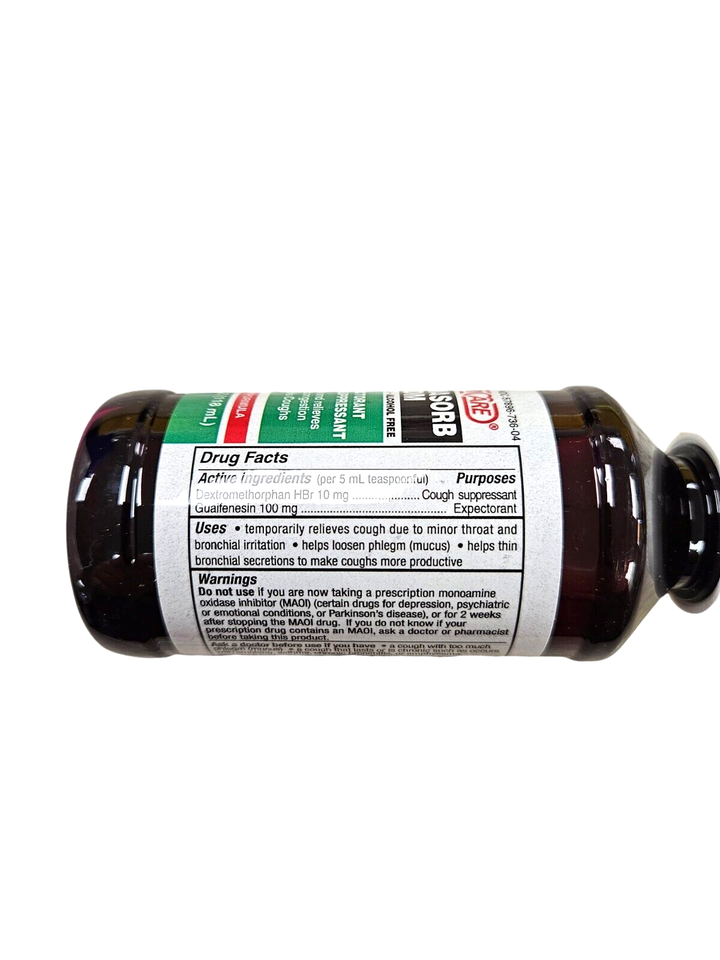 Gericare Cough Syrup GUAIASORB DM Guaifenesin & DM Liquid 4oz ( 2 ...