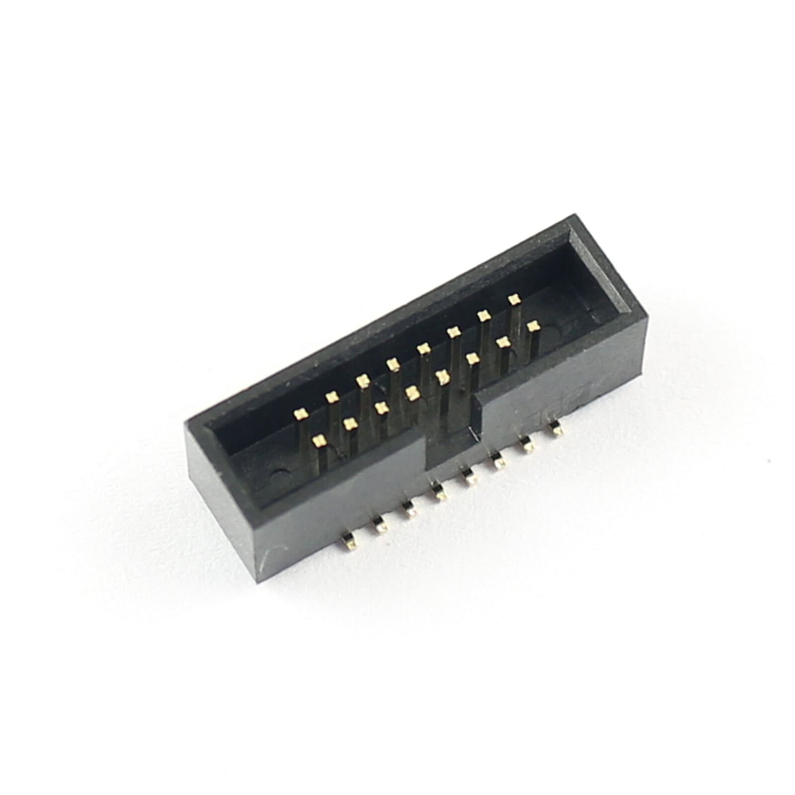 5Pcs 1.27mm Pitch 2x8 Pin 16 Pin SMT SMD Male Shrouded Box Header IDC ...