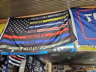Fly Breeze 3x5 ft Multi Line American Flag - Supporting Our First ...