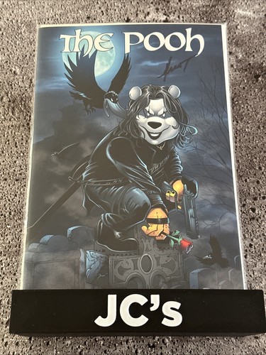 DO YOU POOH? THE CROW HOMAGE TRADE VARIANT AP10 SIGN MARAT MYCHAELS COA ...