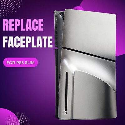 Replacement Panel Shell for PS5 Slim Disc Edition, ABS Faceplate Cover ...