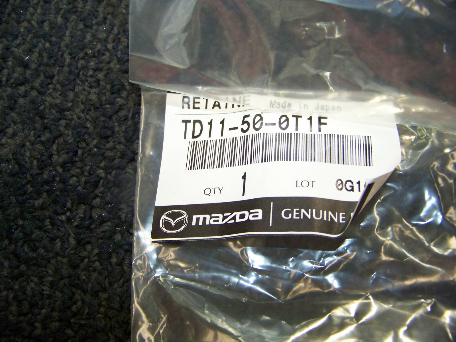 Mazda Bumper Retainer TD11-50-0T1F NEw | eBay