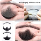 Hand Made Swiss Lace Mustache Human Hair Mustache Long Beard for Men's ...
