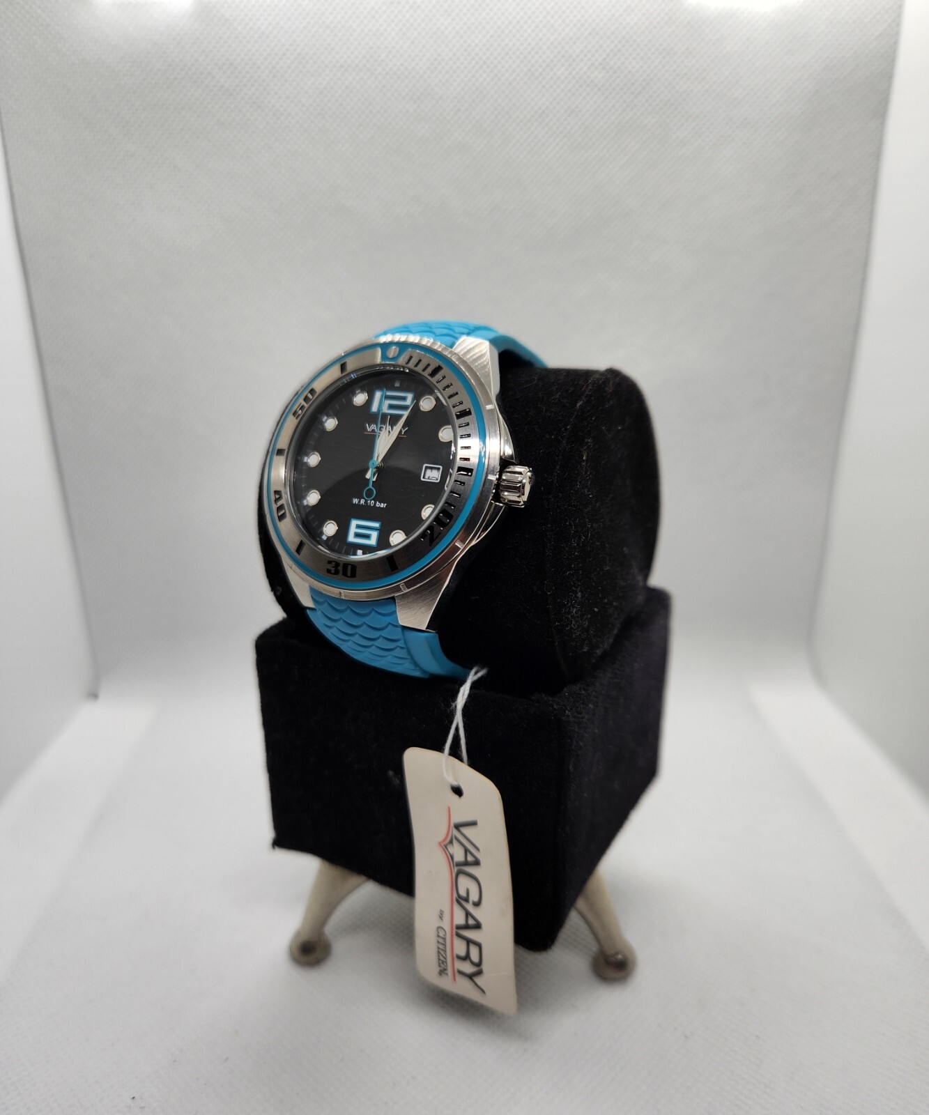 NOS vagary Stainless Steel Water Resistant Quartz Wat… - Gem