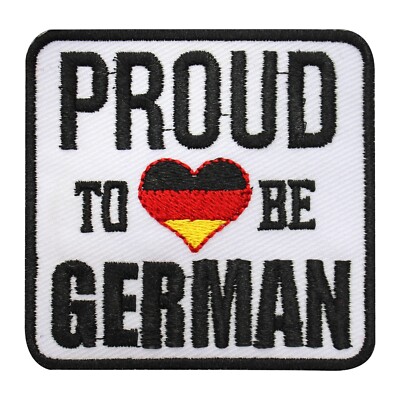 German Proud Patch, Germany flag patch, Patch Embroidered Iron on Patch ...