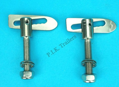 STAINLESS STEEL Drop Catch Antiluce M8x 38mm Trailer Tail Gate Fastener ...