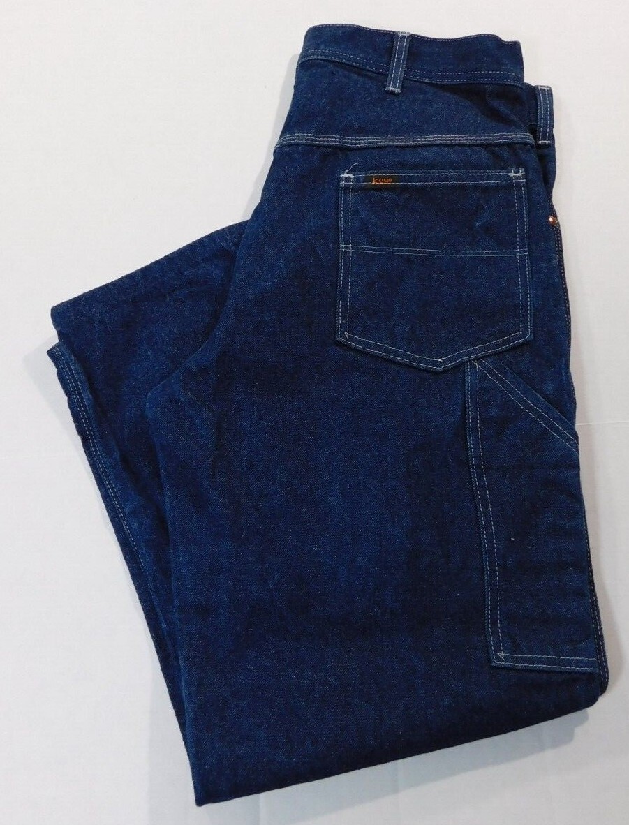 Vintage KEY Denim Carpenter Jeans Men's 34x28 Made in… - Gem