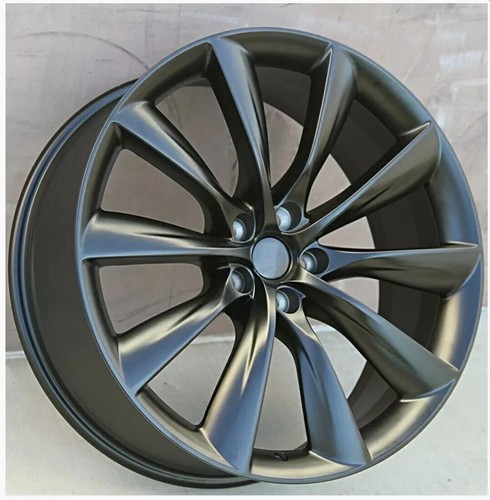 4 PCS 20x9 Wheels Fit Tesla Model S Rims 20" Matte Black 5x120 +35 | eBay