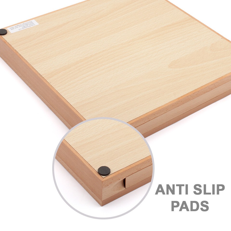 12-Inches Wooden Go Board Game Set with Drawers, Goban Game Board with ...
