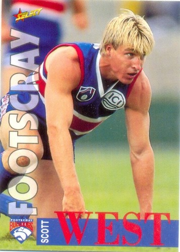 1996 AFL Select Series 1 Card 90/250 - Scott West - Footscray Bulldogs ...