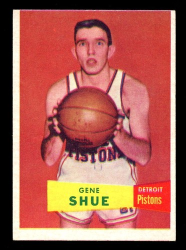 1957 Topps Basketball NBA #26 Gene Shue EX-NM Detroit Pistons Card | eBay