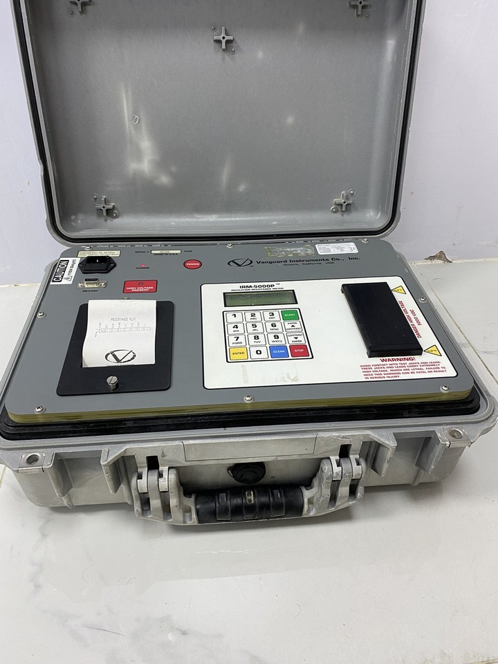 Vanguard IRM-5000P Insulation Resistance Meter | eBay