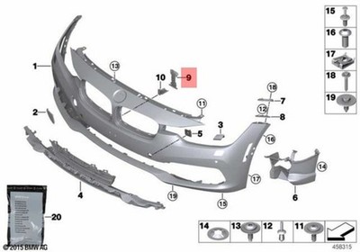 Genuine BMW Hybrid F30 F31 316d 316i 318d 318dX Mounting Support ...
