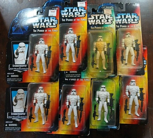 Lot of 8 Star Wars Power of the Force Stormtroopers *Read Details* | eBay