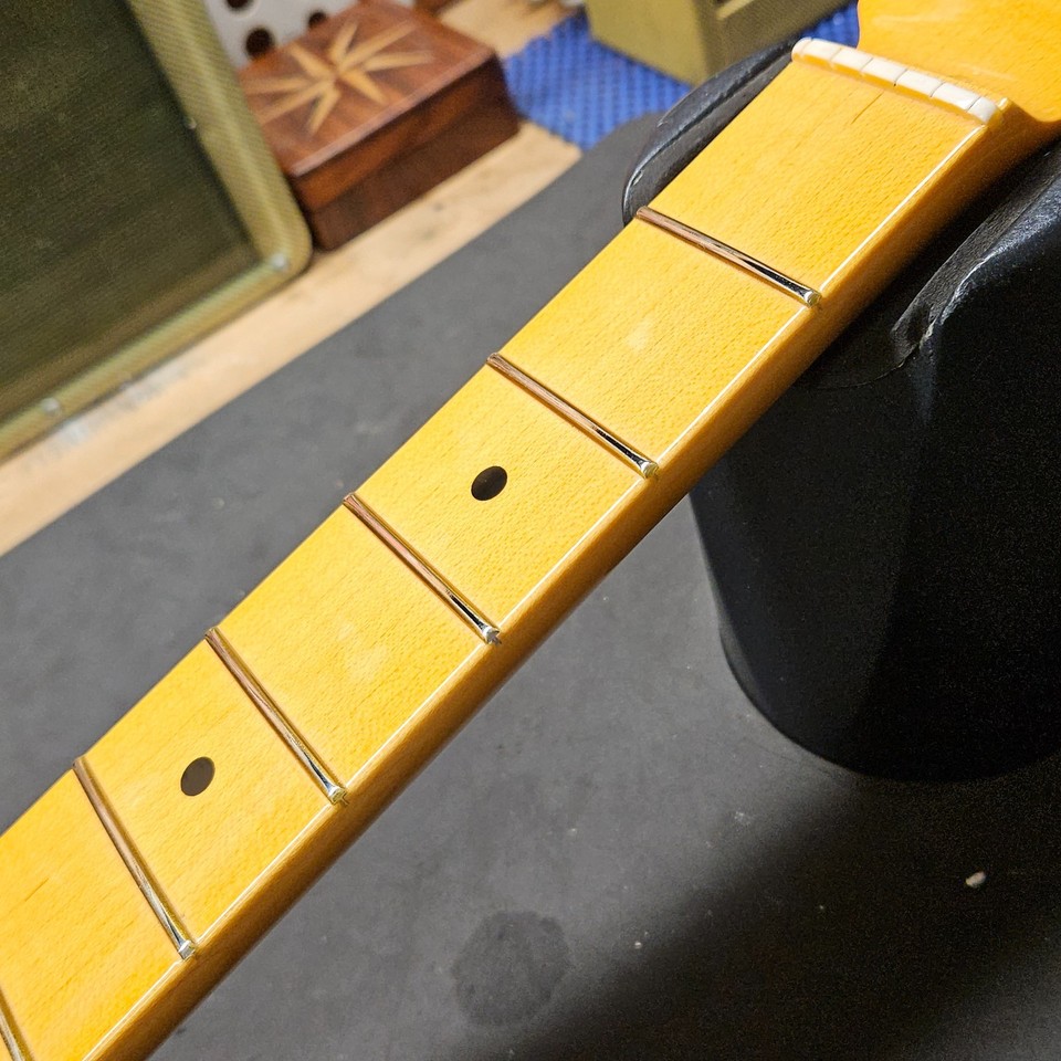 Fender Eric Johnson Strat Thinline Maple NECK & TUNERS Vintage Nitro ...