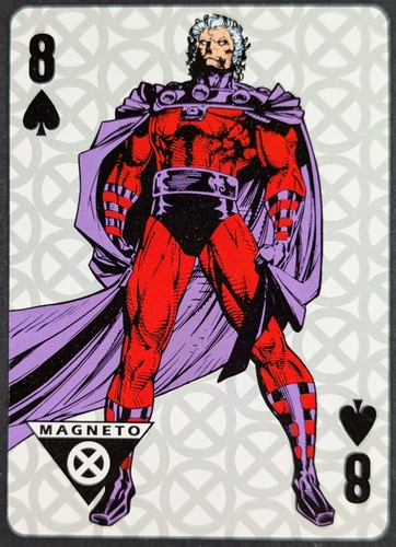 Magneto 1994 X-Men Marvel Playing Card #8 (NM) | eBay