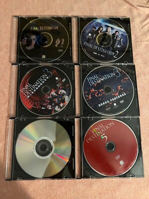 Final Destination 1 2 3 The Final Destination 5 DVD Disc Only Used ...