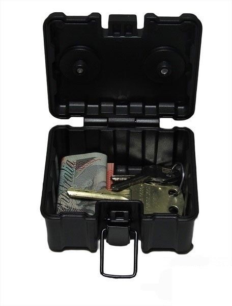 MAGNETIC CAR VAN BIKE STASH SAFE LOCK KEY BOX HIDDEN STORAGE SECRET ...