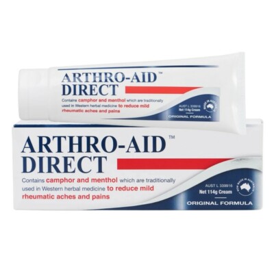 Arthro-Aid Direct Cream 114g Mild Osteoarthritis Rheumatic Pain Aches ...