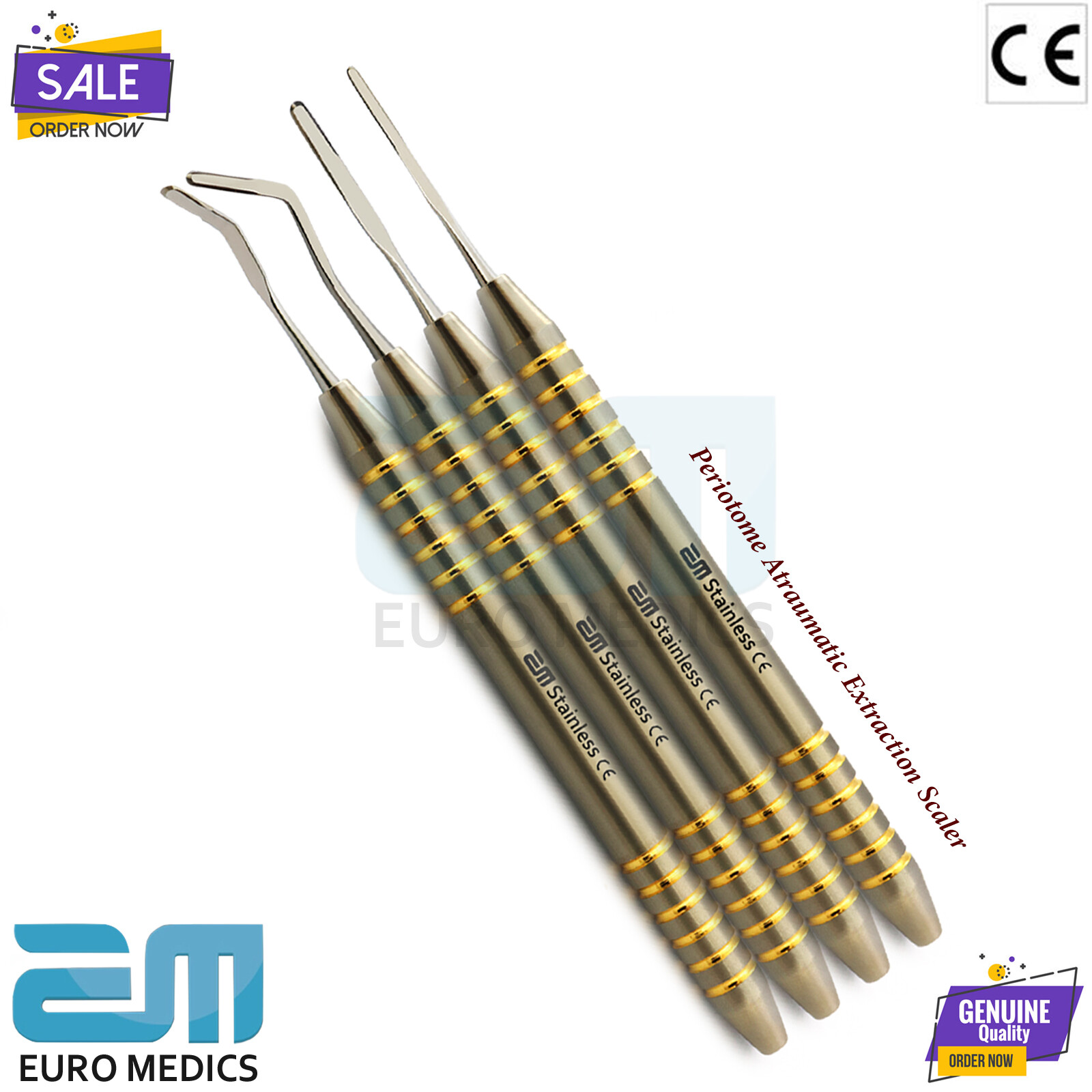 Dental Implant Extraction Kit Buser Elevator Periotomes Atraumatic ...