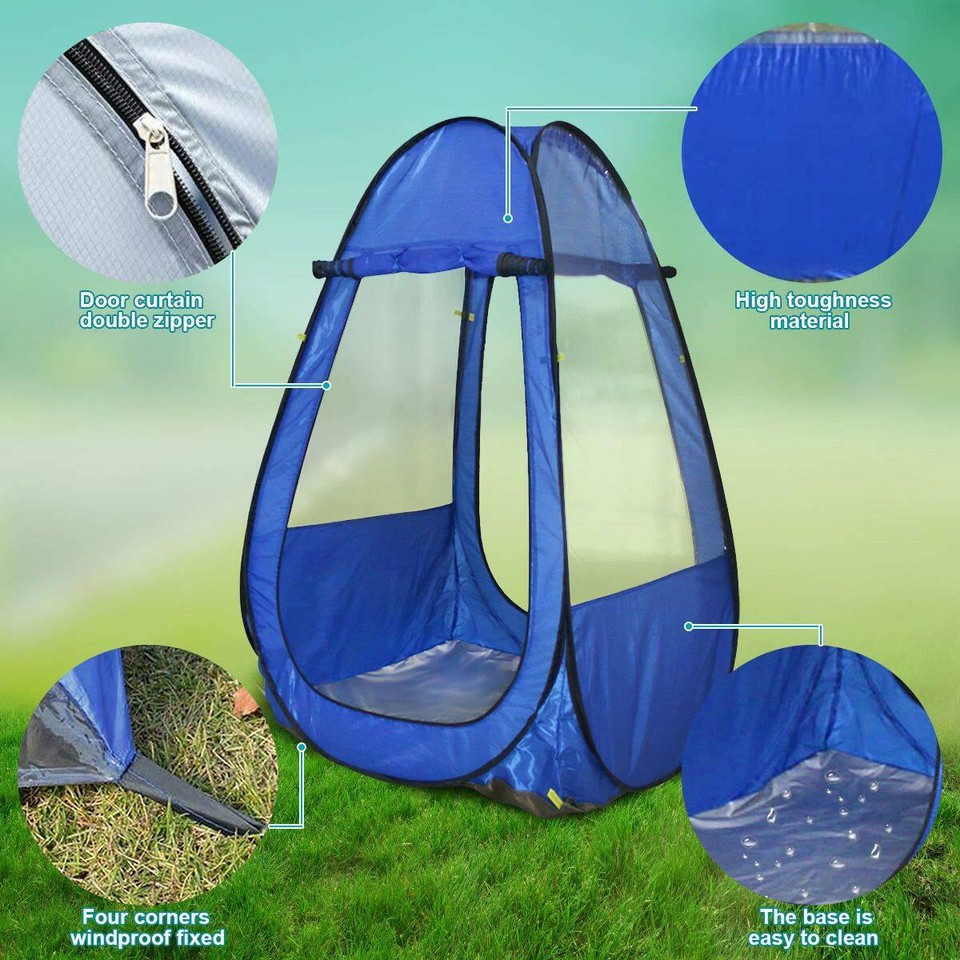 Portable Outdoor Single Pop-up Tent Pod All-Weather Watching Sports ...