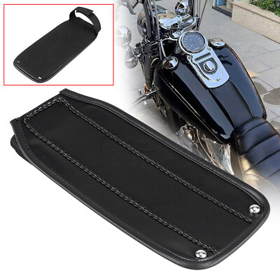 Black PU Leather Gas Tank Panel Bib Fit For Harley Electra Glide 1968 ...