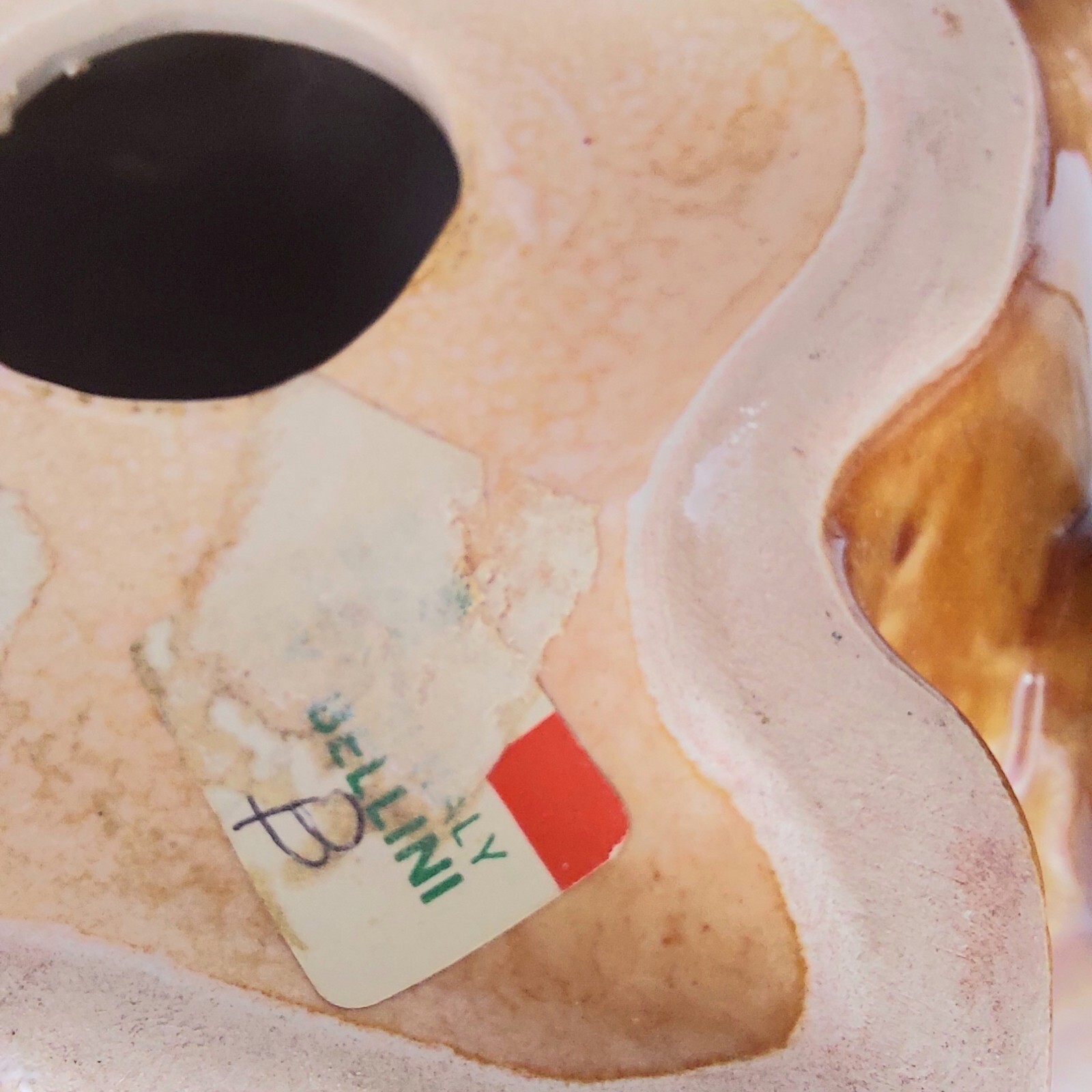 Vintage Bellini Italian Pottery Majolica Bulldog Collectible Large ...