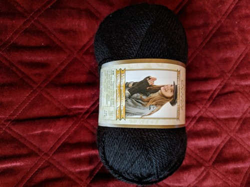 Bernat Satin Yarn Skeins- Ebony | eBay