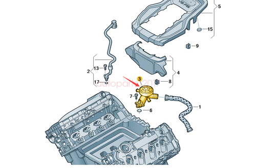 0EM Throttle Body Duct Valve For Audi A8 VW Touareg 4.2L 079103245J ...