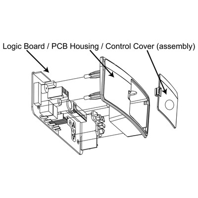 Genuine Merlin Logic Board / PCB Housing / Control Cover (Assembly ...