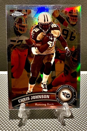 2011 Topps Chrome CHRIS JOHNSON #/99 SP Sepia Refractor Black & White🔥 ...