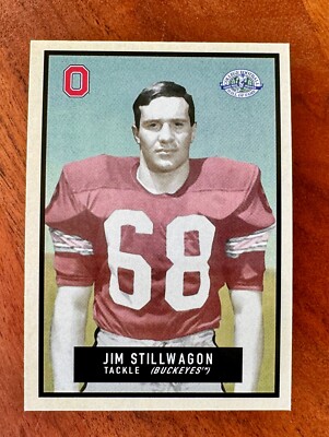 Jim Stillwagon Custom Art Football Card 1951 Topps Magic Design ...