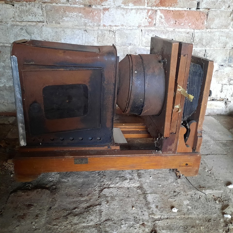 Antique Houghton and Ensign Bellows Camera, plus copper plate of ...
