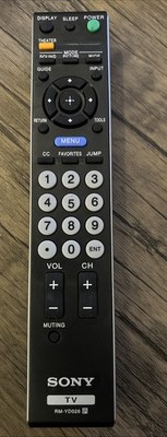 SONY RM-YD028 BRAVIA LCD TV REMOTE CONTROL KDL-46S5100 KDL-52V5100 NEW ...